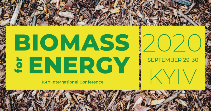 International Conference «Biomass for Energy». Kyiv, Ukraine